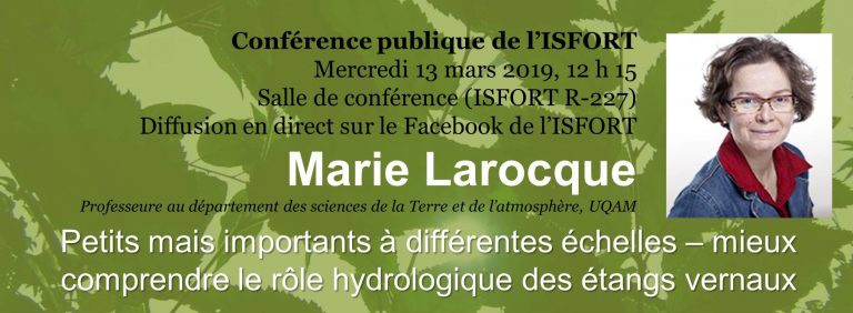 Conférence de Marie Larocque, Professeur à l'Université du Québec à ...